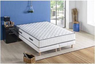 Les Tendances Les Tendances - deko dream Ensemble matelas 180 x 200 + 2 sommiers 2 x 90 x 200 - Ressorts - 24 cm - 5 zones - Equilibre - detente