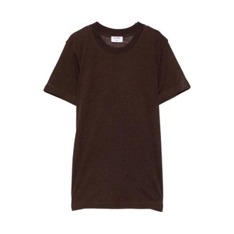 Filippa K T-shirt en Lyocell et cachemire - Femme - Tops - Brun - Taille: 40 FR