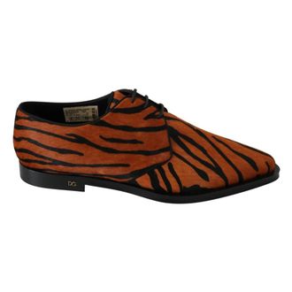 Dolce & Gabbana Orange Tiger Muster Formale Brogue Schuhe - - Shoes - Damen - Orange - 41 EU