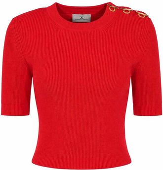 Elisabetta Franchi Top - Rouge