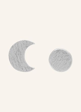 LULU Copenhagen Lulu Copenhagen Ohrstecker Family To The Moon And Back Aus 925er Sterlingsilber silber