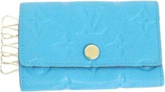 Louis Vuitton unisex, Pre-owned, Bleu, Taille: ONE Size Keycase Pre-owned