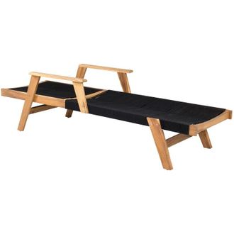 ebuy24 John Loungestuhl Teakholzoptik