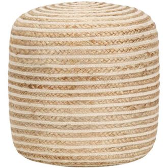 vidaXL Vidaxl - Pouf fait &agrave; la main 40 x 45 cm Jute