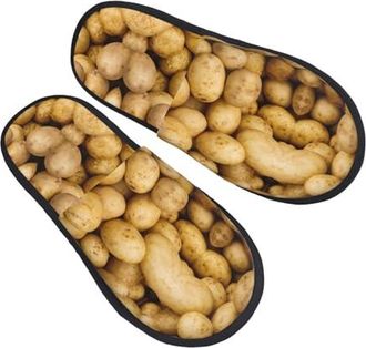 Generic Pommes De Terre Du Jardin Unisexe Chaussures De Maison Respirantes Chaussons Peluche Pantoufles Pour Int&eacute;rieur Ext&eacute;rieur Hiver M