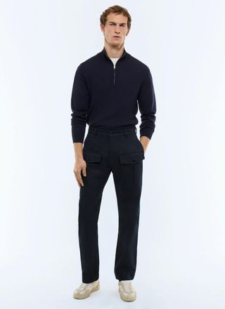 Fursac Pantalon cargo en twill de coton - Taille 29 - Homme