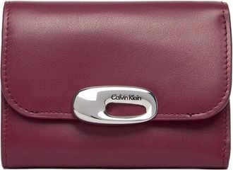 Calvin Klein Geldb&ouml;rse Hardware Trifold With Zip Pocket LV04F1116G Rosa