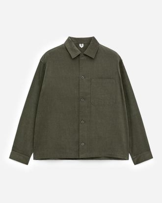 Arket Overshirt Aus Cord -Gr&uuml;n