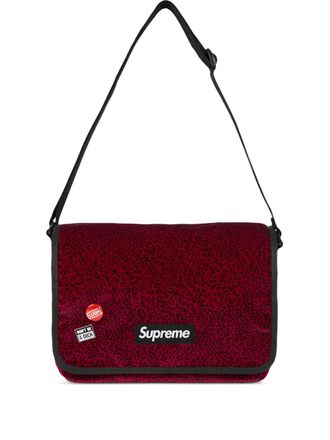 SUPREME Kuriertasche mit Animal-Print - Rot
