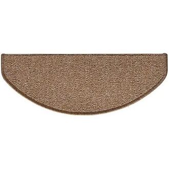 Andiamo Stufenmatte Bob, Melange-Effekt, getuftet (Set mit 2 Matten) cognac Sehr strapazierf&auml;hig