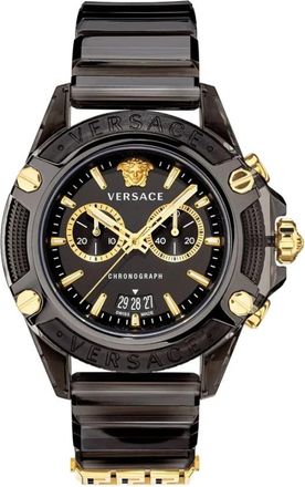 Versace Icon Active Chronograph - - Accessories - Herren - Schwarzk - ONE SIZE