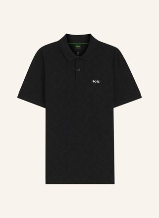 HUGO BOSS Polo Pl_Goc Swing Ao Regular Fit schwarz