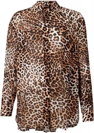 HUGO BOSS Femme, Blouses et Chemises, Brun, Taille: 44 FR The Boyfriend Shirt