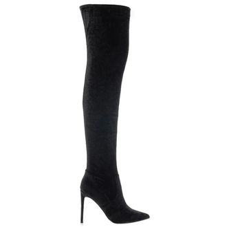 Steve Madden Botte Vava par-dessus le genou - Femme - Chaussures - Noir - Taille: 38 1/2 EU
