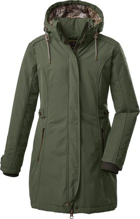 G.I.G.A. DX (GIGEQ Damen Casual Funktionsparka mit abzippbarer Kapuze GW 6 WMN PRK, waldgrün, 36, 38333-000