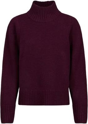 Petite Mendigote Pull Megane droit col montant en laine m&eacute;rinos