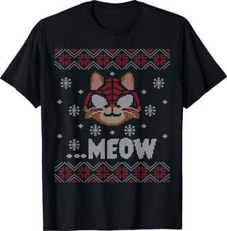 MARVEL Spider-Man Miles Morales Game Spider-Cat Holiday T-Shirt