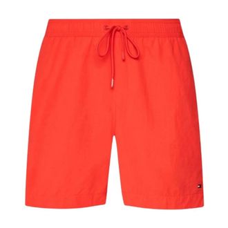 Tommy Hilfiger Kordelzug Badehose - - Swimwear - Herren - Rot - S