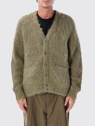 Obey Cardigan mit V-Ausschnitt in Woll-Alpaka-Mischung mit Relaxed Fit
