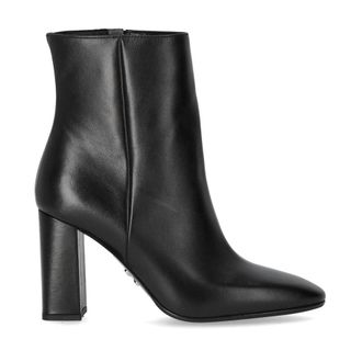 Sergio Levantesi Schwarzer Lackleder Stiefelette mit Absatz - - Shoes - Damen - Schwarzk - 37 1/2 EU