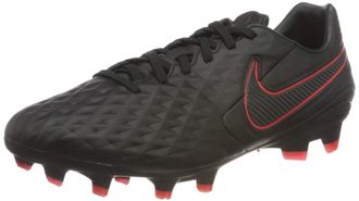 Nike Nike Unisex Erwachsene Legend 8 Pro FG Fu&szlig;ballschuhe, Black/Dark Smoke Grey-Chile Red-Chile Red, 45 EU