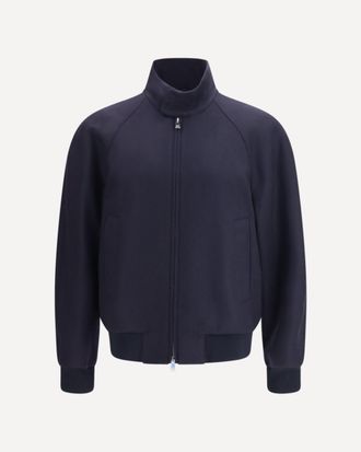 Fendi Cashmere Bomber Jacket Male 48