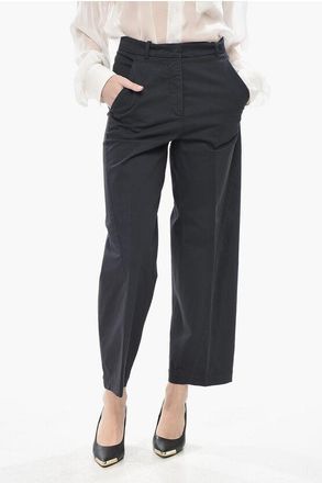 Ql2 Quelledue Chino Trousers SANDRA, Stretch Cotton size 42
