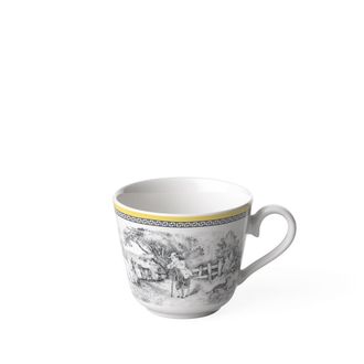 Villeroy & Boch Villeroy und Boch Audun Ferme Tasse, 200 ml, Höhe: 7cm, Premium Porzellan, Weiß/Bunt