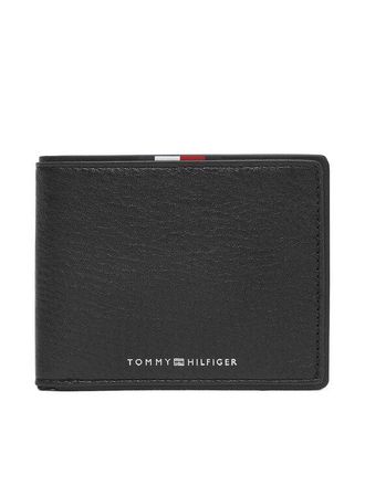 Tommy Hilfiger Geldb&ouml;rse Th Corp Mini Cc Wallet AM0AM13739 Schwarz