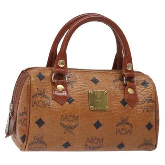 MCM Mini sac Pre-owned - Femme - Pre-owned - Brun - Taille: ONE Size