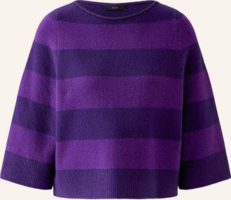 Oui Pullover Mit 3/4-Arm lila