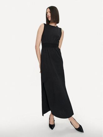 Benetton United Colors Of Benetton Sommerkleid 3L3XDV01G Schwarz Regular Fit