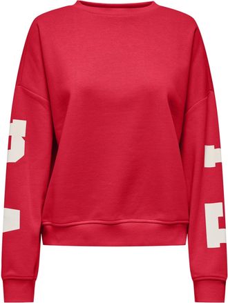 Only Onlsweat L/S Back/Sleeve Print SWT Noos