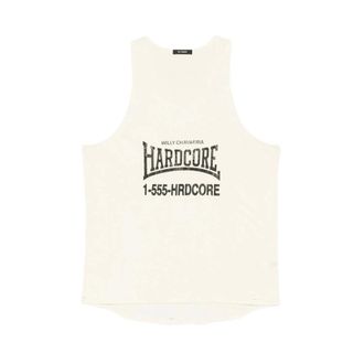 Willy Chavarria Homme, Tops, Beige, Taille: XL T-shirt Graphique Sans Manches