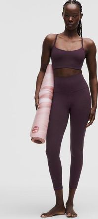 lululemon Legging Align taile haute avec poches pour Femmes - 64 cm - Noir/Violet - Taille 10