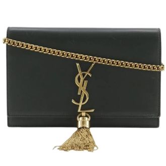 Saint Laurent Pre-owned Kate Calf Chain Wallet - - Pre-owned - Damen - Schwarzk - ONE SIZE