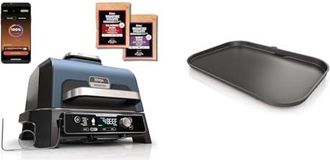 Ninja Woodfire Pro Connect XL Elektrischer BBQ Smoker & Grill, kompatibel mit Woodfire BBQ Grill OG850/OG901