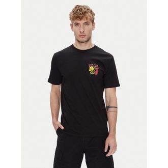 Volcom T-Shirt Tooflow A3512551 Schwarz Classic Fit