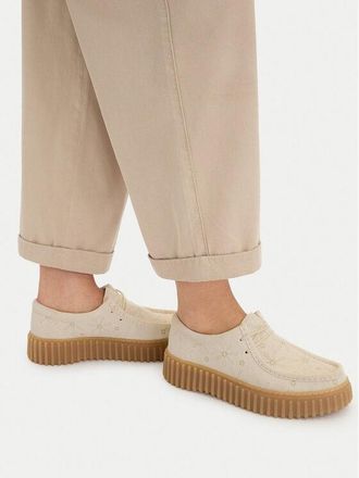 Clarks Halbschuhe Torhill Bee 26186297 &Eacute;cru