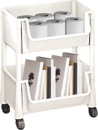 Generic Rolling Cart Kid - Verstellbarer Rollwagen aus Holz, kompaktes Basteldisplay | Portable Project Pulling, Rolling der Kindergröße, leichte Spielzeit Ak