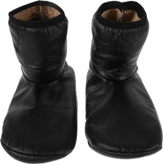 Supvox Chaussettes Isolantes en PU Doubl&eacute;es Polaire Imperm&eacute;ables et Antid&eacute;rapantes Taille Unique 40-42 Chaussettes Thermiques &Eacute;paisses Hiver pour Homme et Fe