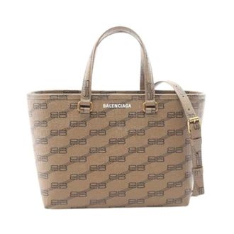 Balenciaga Sac cabas Pre-owned en toile - Femme - Pre-owned - Brun - Taille: ONE Size