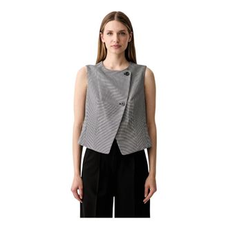 DKNY Weste mit doppelreihiger Knopfleiste - - Suits - Damen - Grau - 2XL