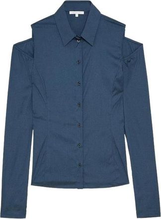 Patrizia Pepe Femme, Blouses et Chemises, Bleu, Taille: 38 FR Blouse