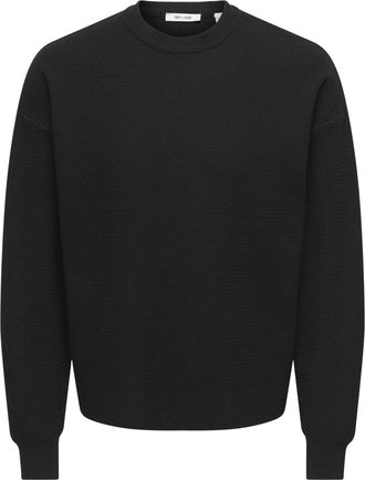 Only & Sons Onsview Ls Jaquard Crew Ds Noos