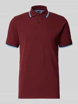 Selected Slim Fit Poloshirt aus Baumwoll-Mix Modell ATLAS