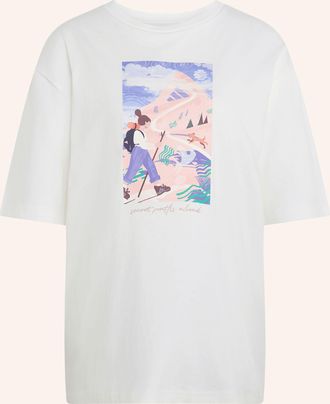 ADIDAS TERREX Adidas Terrex Oversized-Shirt Terrex Secret Paths Ahead Graphic weiss