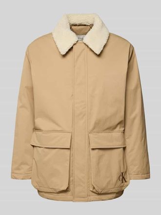 Calvin Klein Jeans Regular Fit Parka mit Label-Print