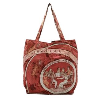 Herm&egrave;s Sac cabas Silky Pop Eco doccasion - Femme - Pre-owned - Rouge - Taille: ONE Size