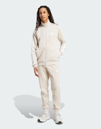 adidas adidas Performance - Sportswear - Surv&ecirc;tement basique molletonn&eacute; &agrave; 3 bandes - Beige-Neutre